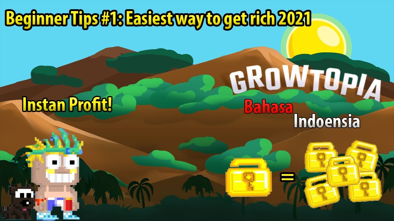 Beginner Tips #1: Easiest way to get WL | Growtopia Indonesia - YouTube