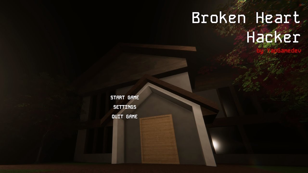 Broken Heart Hacker Horror Game - YouTube