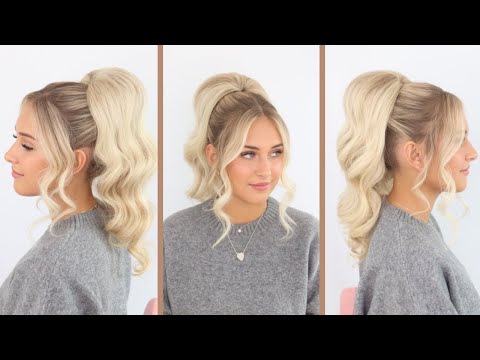 Get That Big, Voluminous Ponytail With This One Simple Trick!