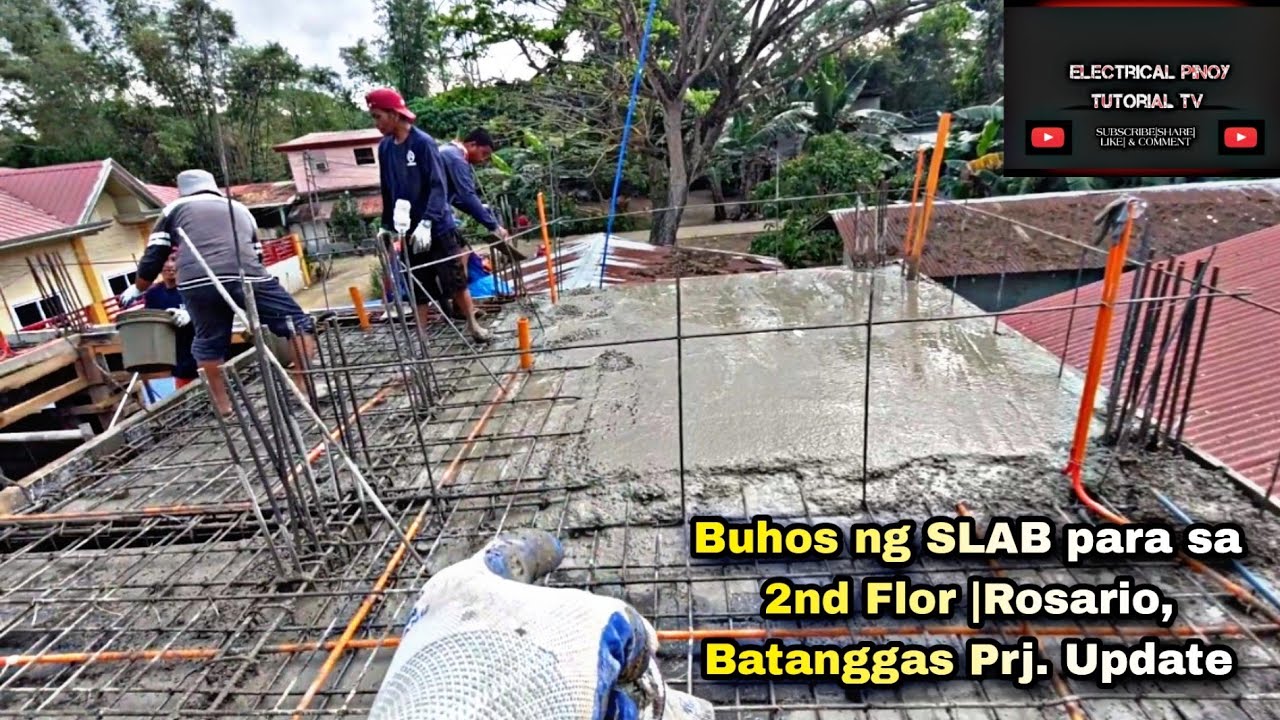 Buhos ng SLAB para sa 2nd Flor |Rosario, Batanggas Prj. Update - YouTube