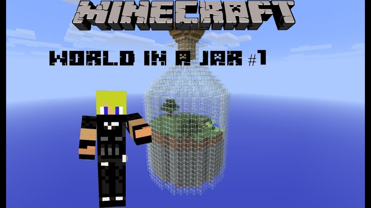 Minecraft-World in a jar - YouTube
