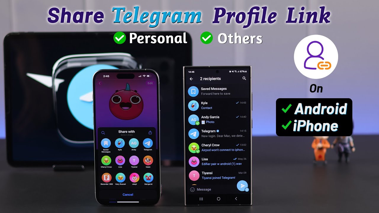 How to Share Telegram Contact on iPhone or Android! [Send Your or ...