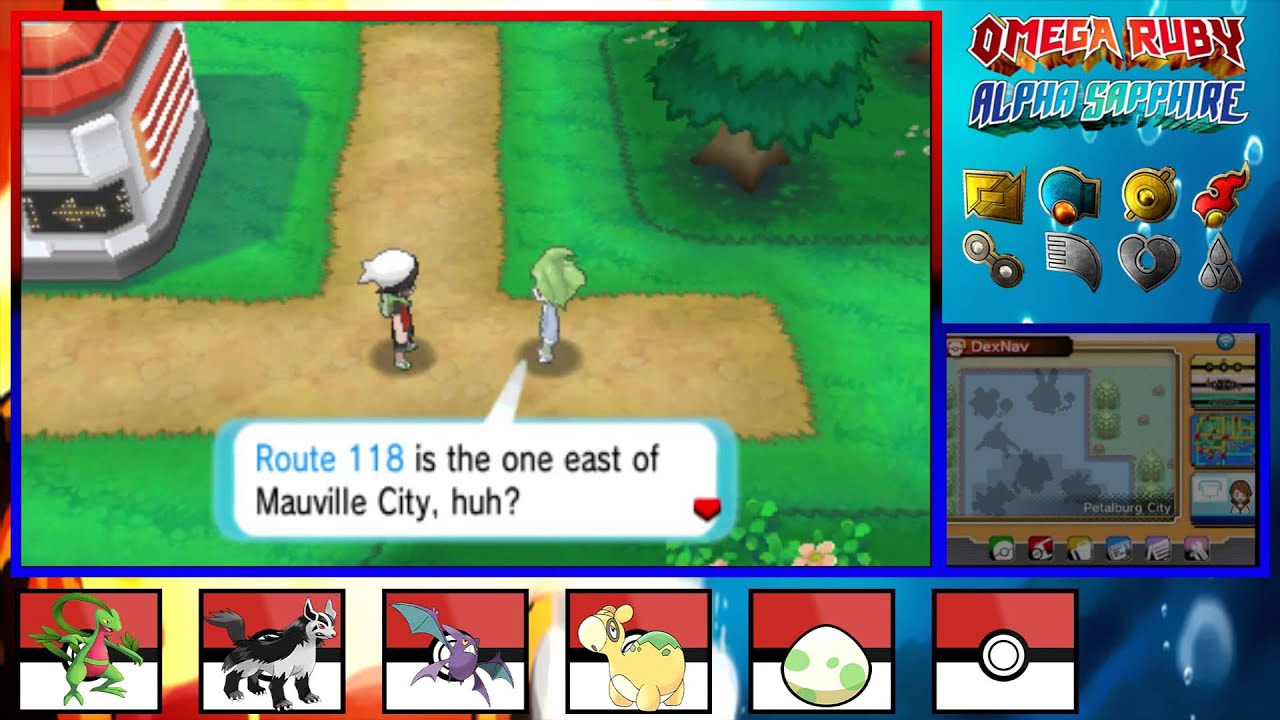 Pokemon Omega Ruby & Alpha Sapphire Episode 14 - Gym Leader Norman ...