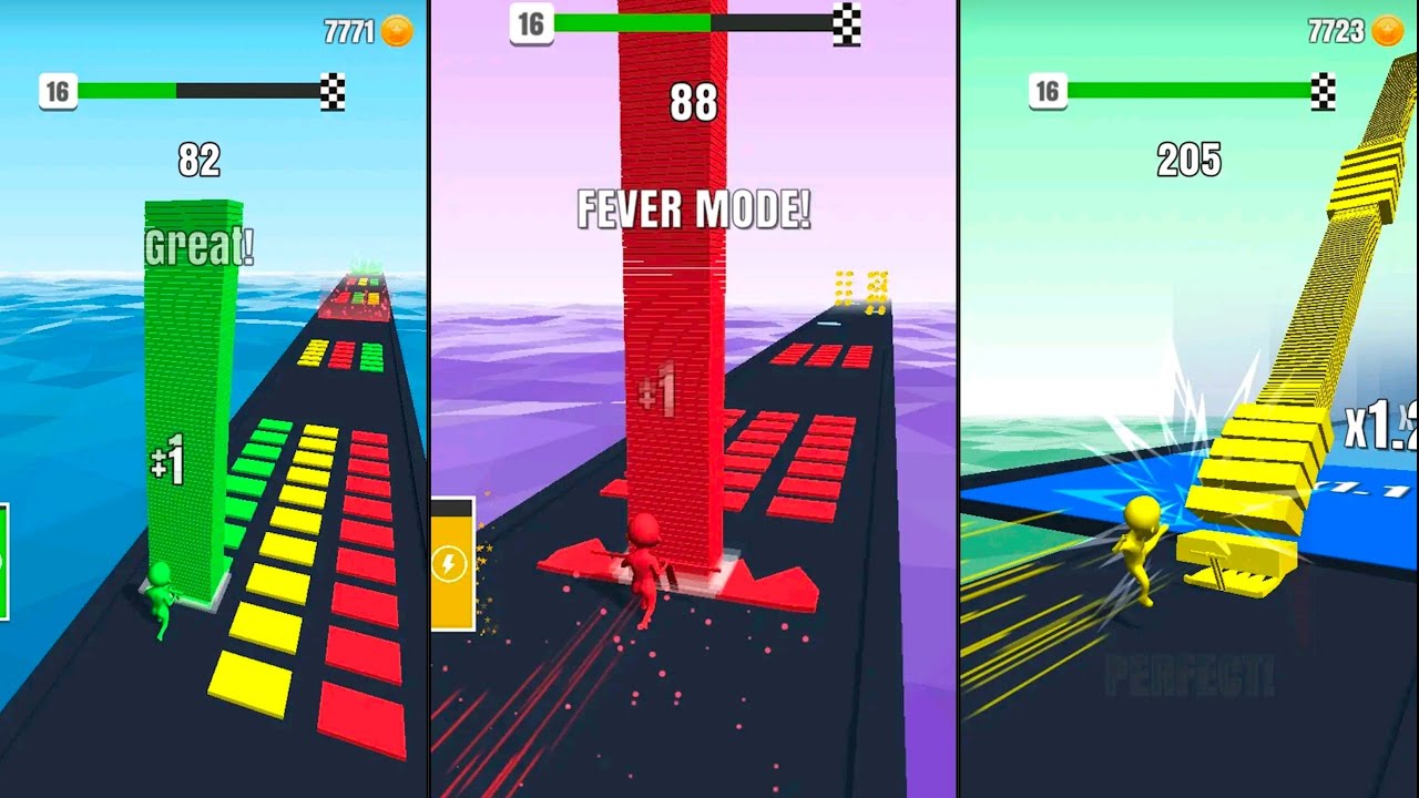 "Stack Colour: Conquer Every Level! Full Gameplay Walkthrough on ...