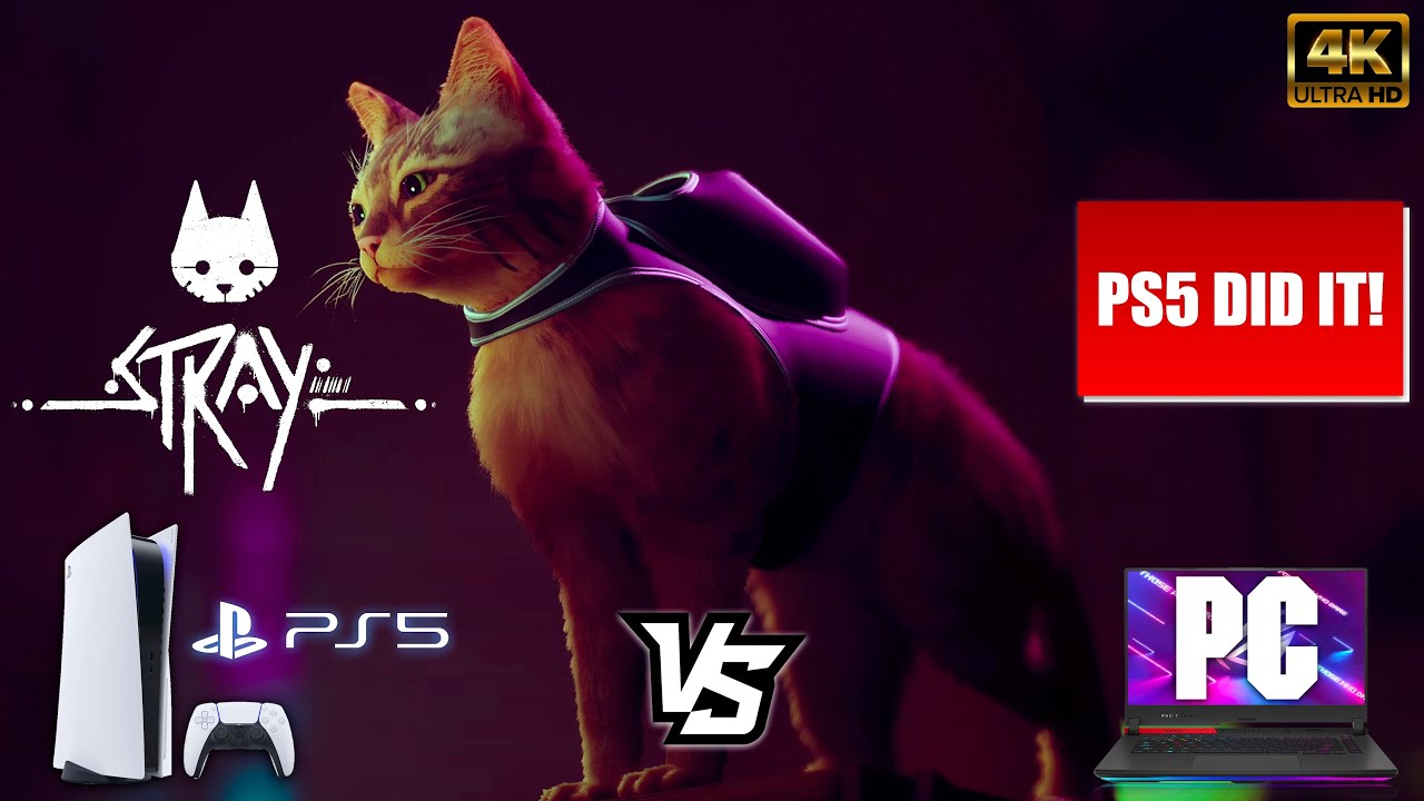 Stray PS5 vs PC Gameplay Tested | Stray PS5 is excellent | Punchi Man ...