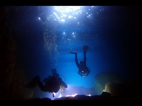 Diving Seal Cave - Crete, Greece - YouTube