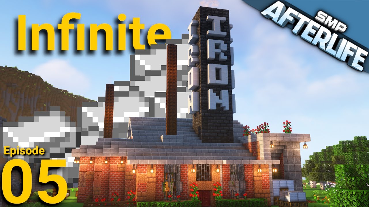 AfterLife SMP: THE IRON FACTORY | Ep 5 - Minecraft 1.19 Survival Server ...