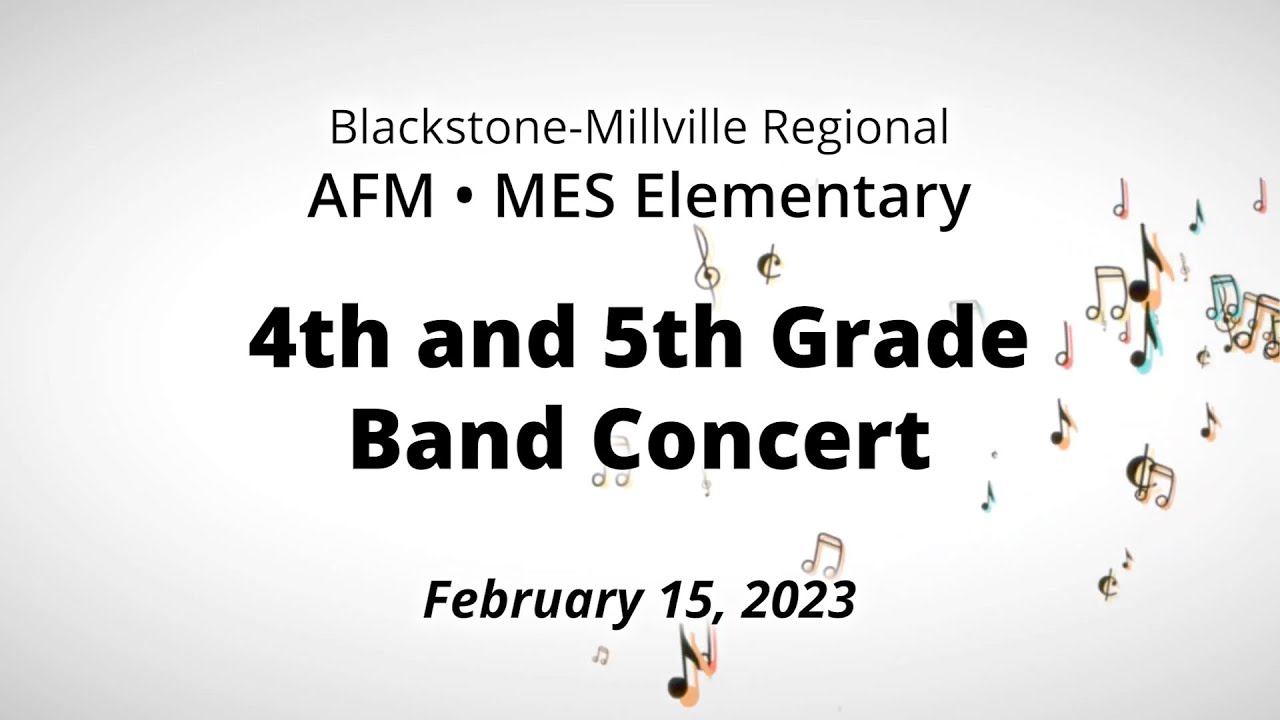 AFM • MES | Band Concert February 15, 2023 - YouTube