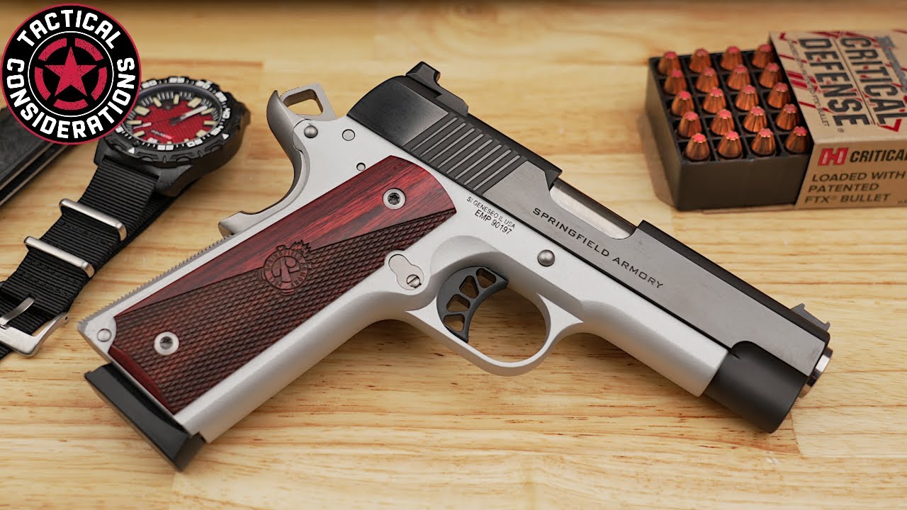 Springfield Ronin 4" Best Concealed Carry 1911? - YouTube