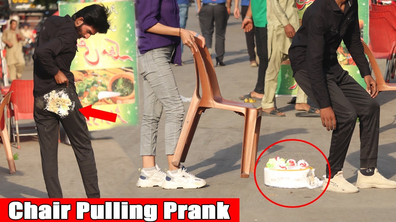 Chair Pulling Prank - YouTube