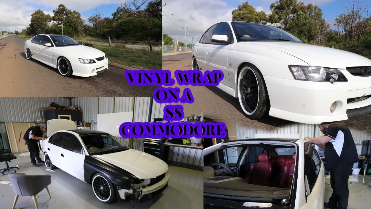 Day In The Life Of My WorkVinyl Wrapping A SS Commodore - YouTube