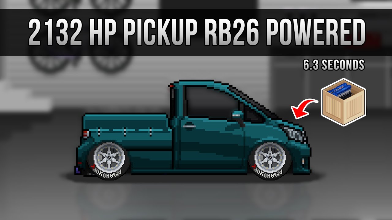 PIXEL CAR RACER - PICKUP BUILD AND GAMEPLAY | PCR SKUNK WORKS MOD - YouTube