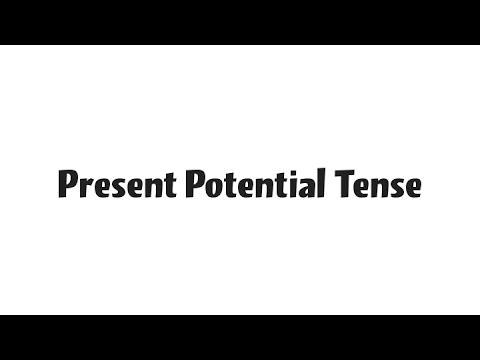 English Tenses|Present Potential Tense learn with Asif - YouTube