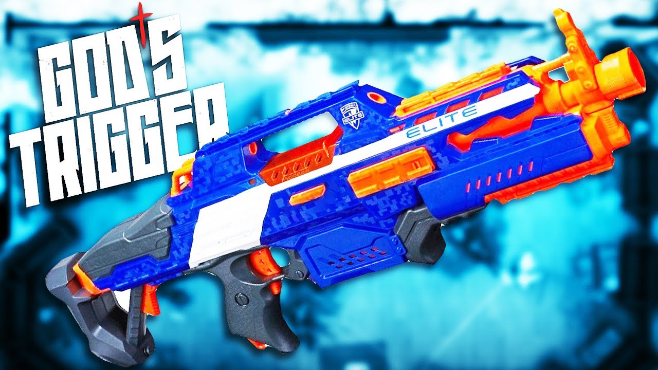 I Used A Toy Nerf Gun To Stop The Apocalypse In God's Trigger - YouTube