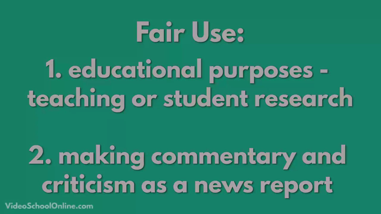 Lecture 191 fair use photographs - YouTube