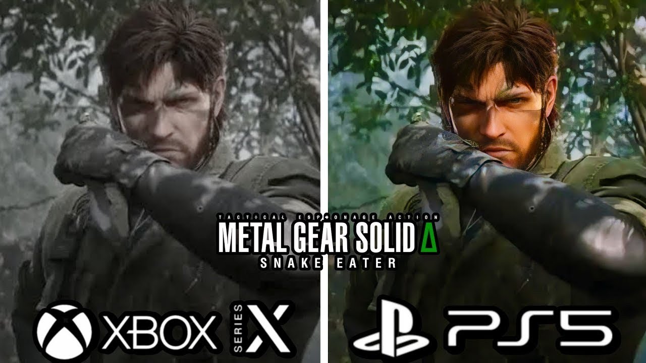 Metal Gear Solid Delta Snake Eater PS5 vs Xbox Series X Graphics ...