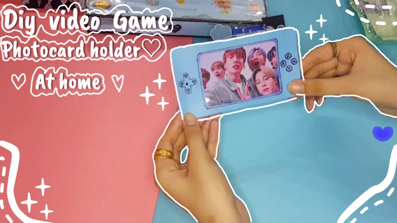 Diy Video Game Photocard Holder - YouTube