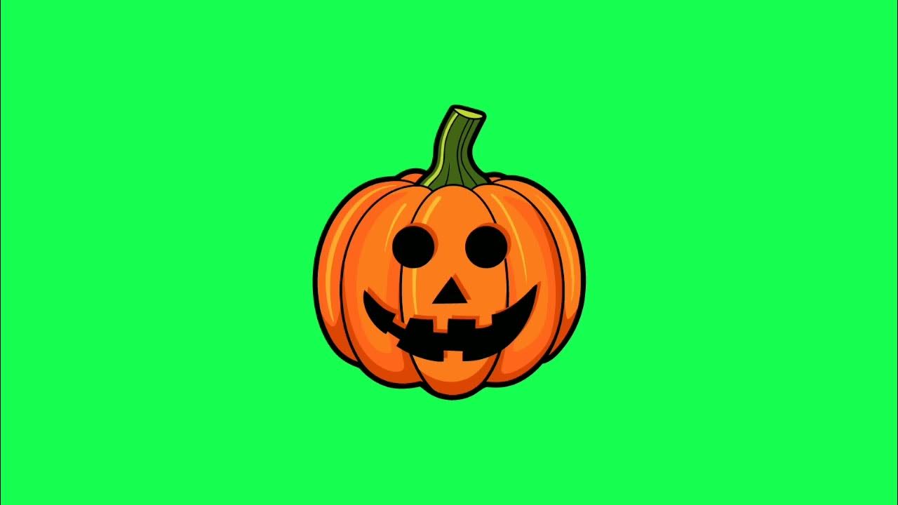 Halloween Pumpkin , Green Screen 🎃 - YouTube