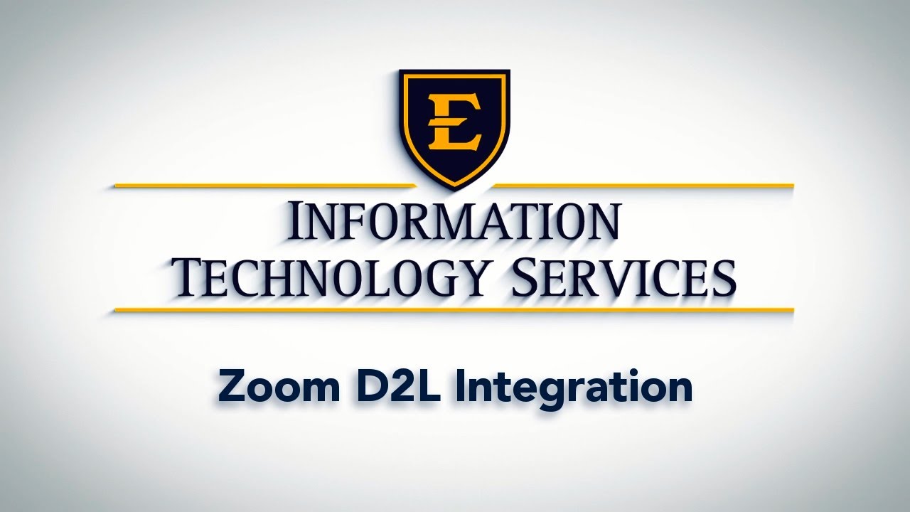 Zoom D2L Integration - Nav Bar and Interface - YouTube