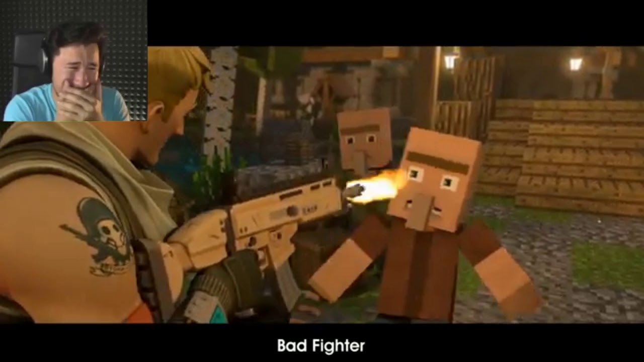 Bad fighter but markiplier reacts to it (meme) - YouTube