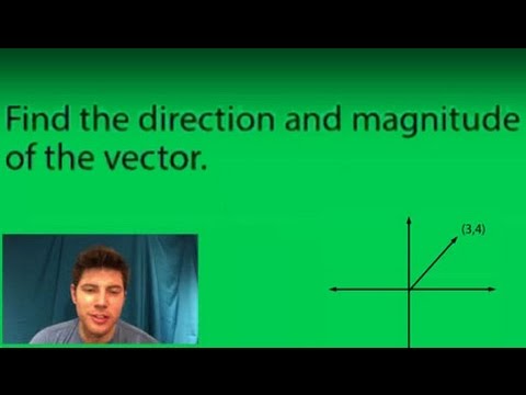 Vector magnitude and direction - YouTube