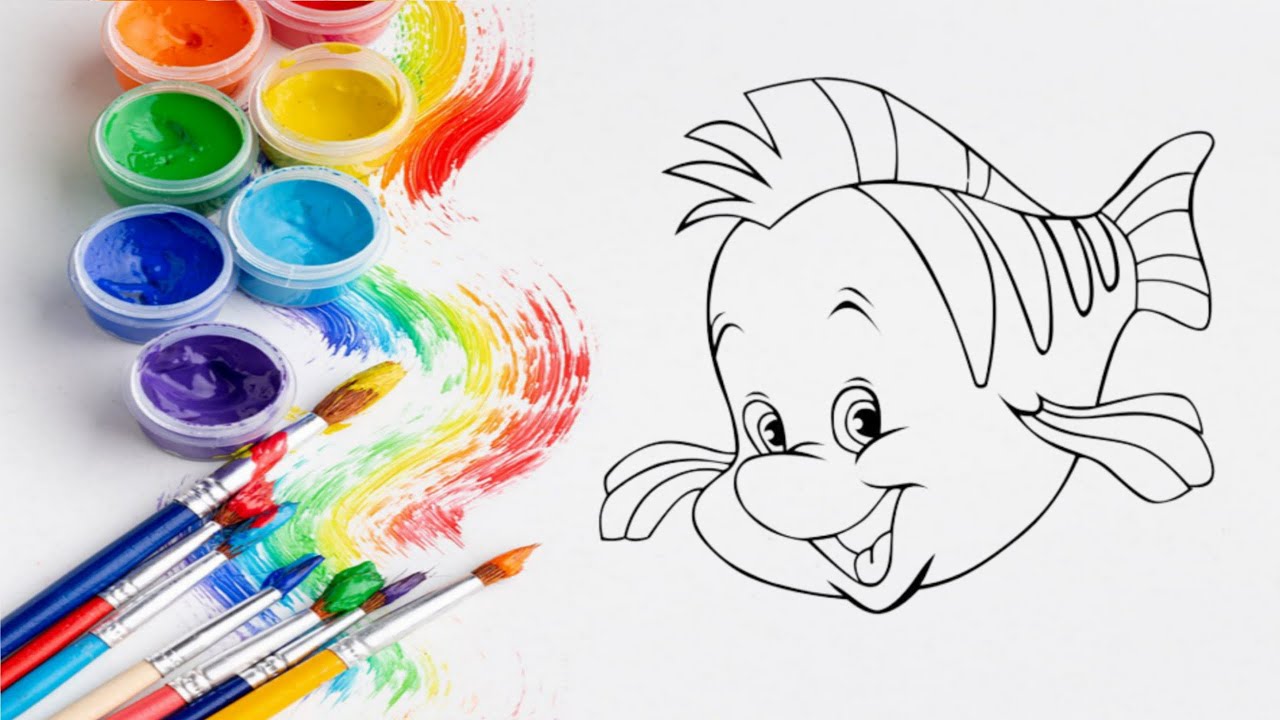 How to paint a fish! - YouTube