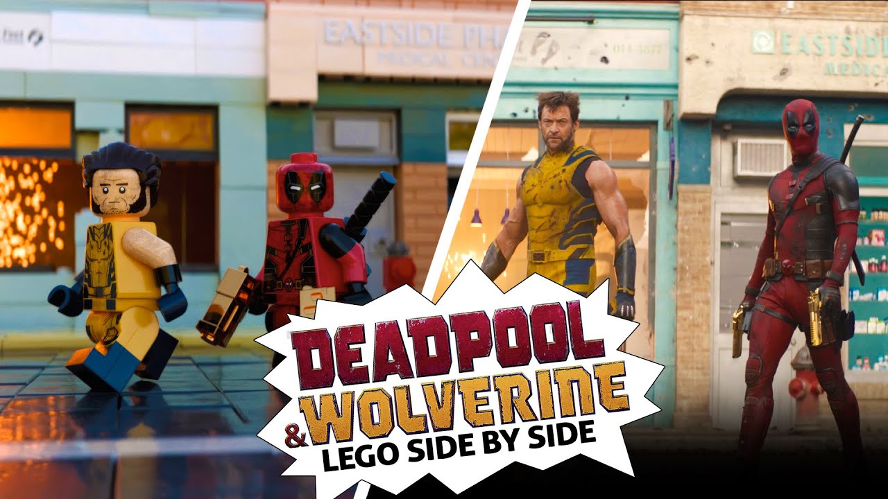 Lego Deadpool & Wolverine - Official Trailer Comparison [Blender] - YouTube