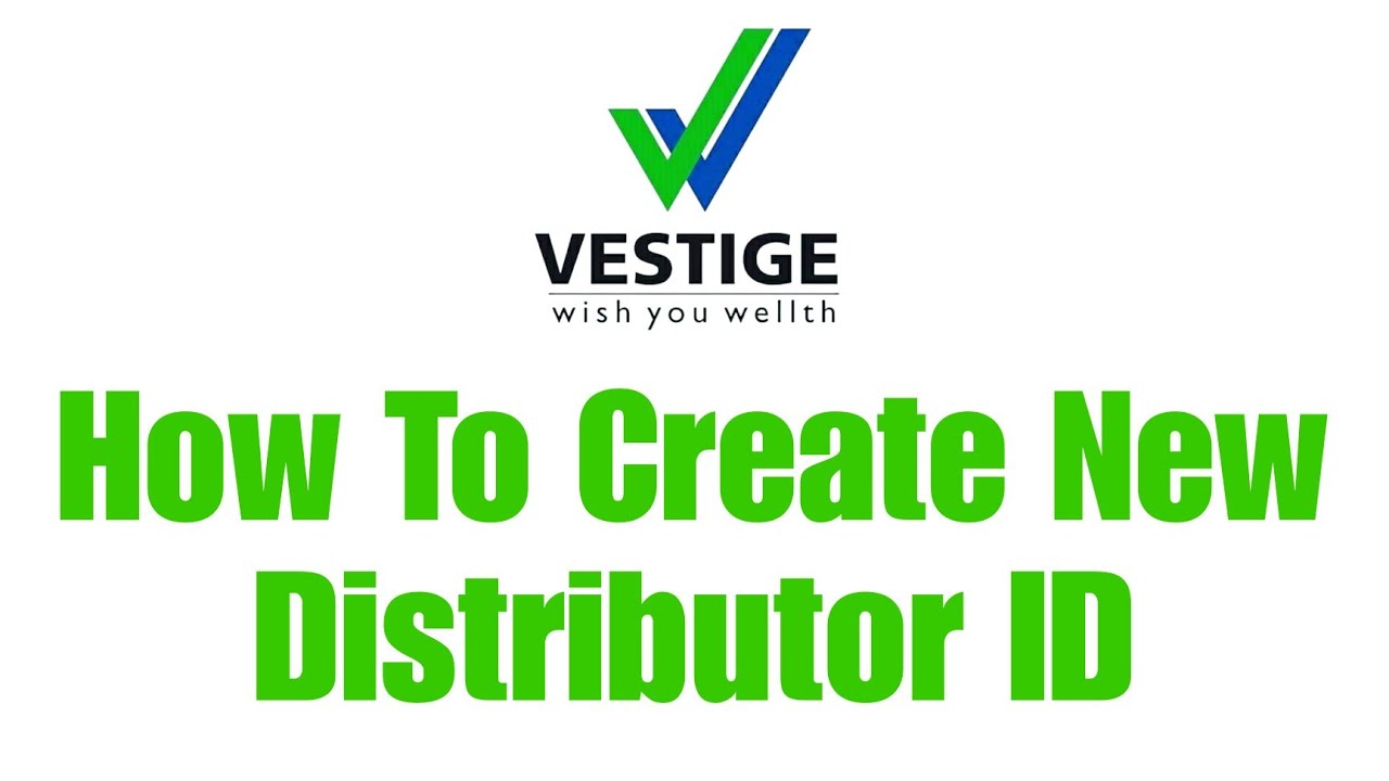 How To Create New Distributior ID In Vestige Telugu #vestige # ...