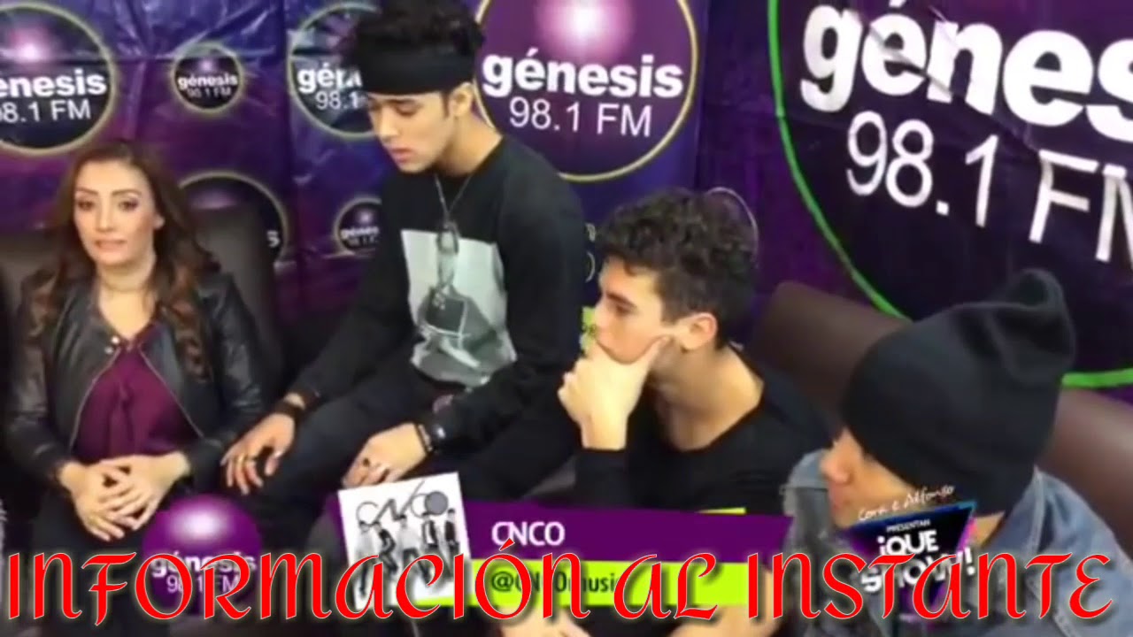 CNCO entrevista en GENESIS 98.1 MONTERREY - YouTube