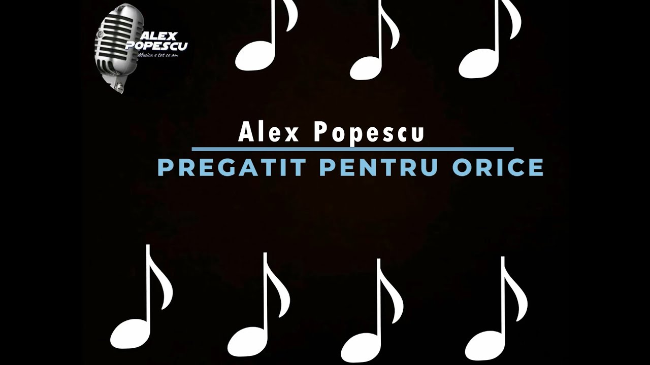 Alex Popescu - "PREGATIT PENTRU ORICE" (Lyrics Video) - YouTube