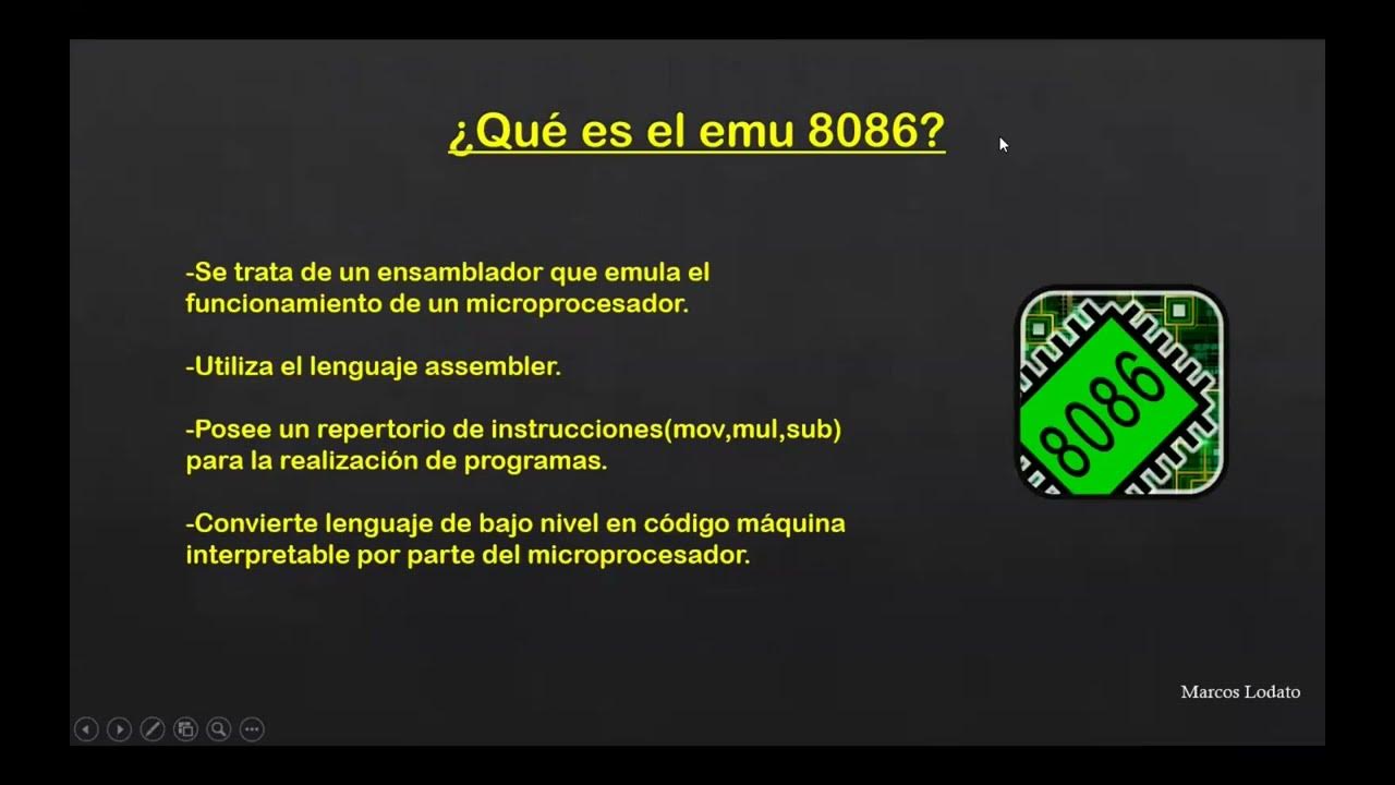 Función Factorial en assembler (Emu 8086)/ Factorial Function in emu8086 - YouTube
