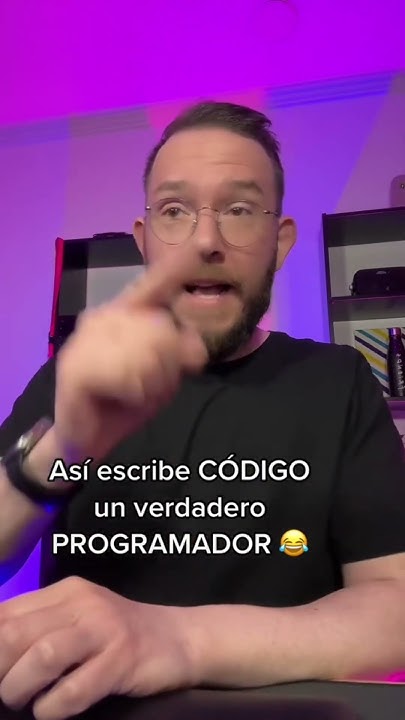 Así escribe CÓDIGO un verdadero PROGRAMADOR 😂 #shorts #programming #dev #humor #coding # ...
