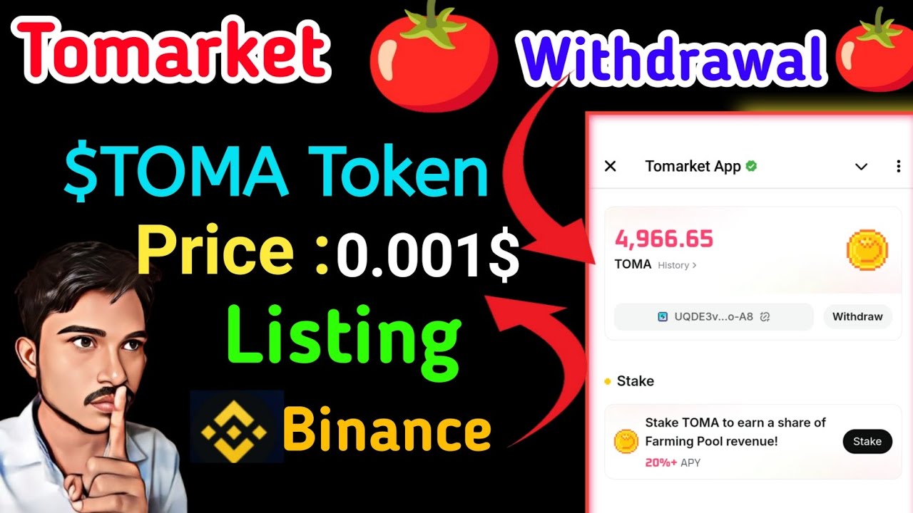 Tomarket Token Price || Tomarket $TOMA Price || Tomarket Listing Date ...