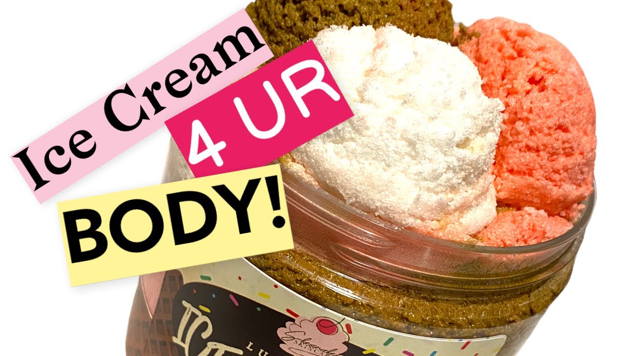 Ice Cream Foaming Body Scrub - YouTube