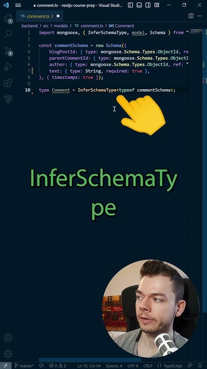 How to Use Mongoose Schemas With Typescript - YouTube