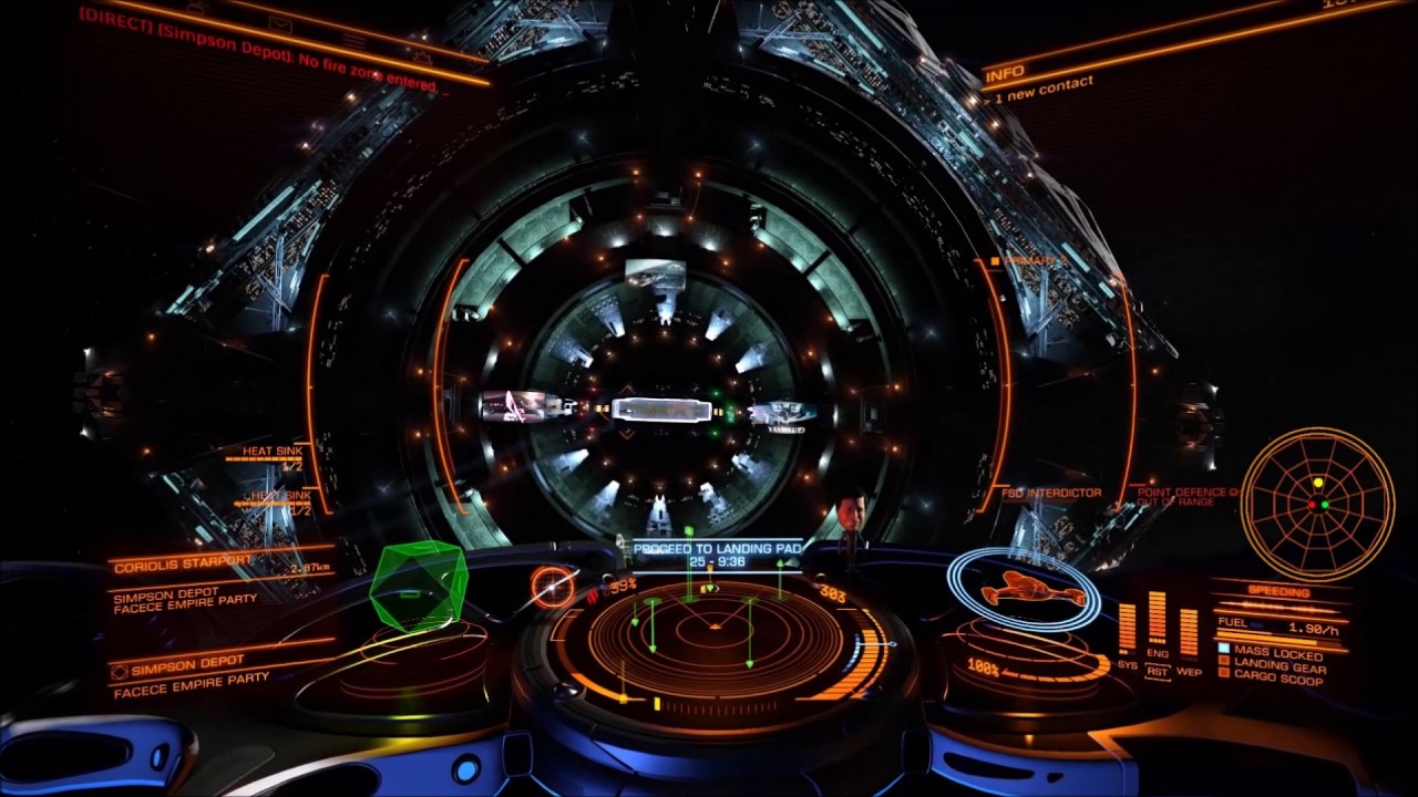 Landing pad location Hud (Elite dangerous) - YouTube