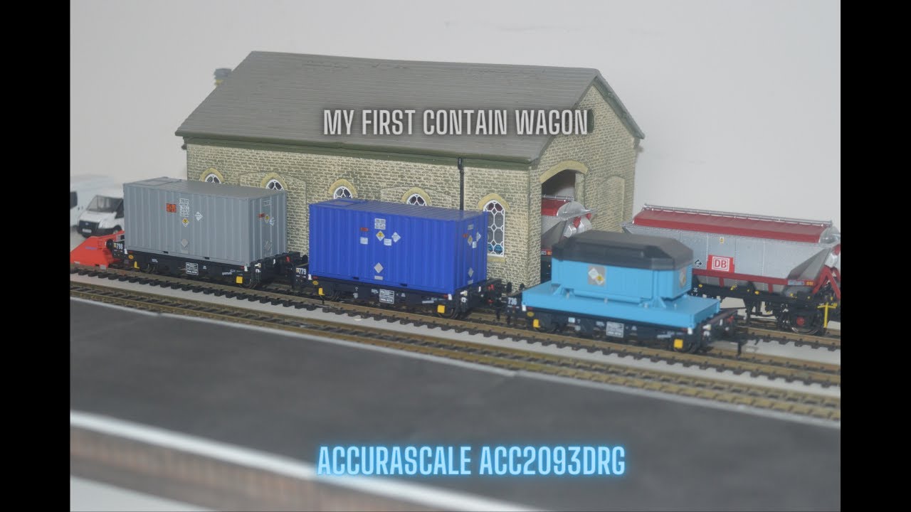 My first container wagons Tribute to the late Her Majesty - YouTube