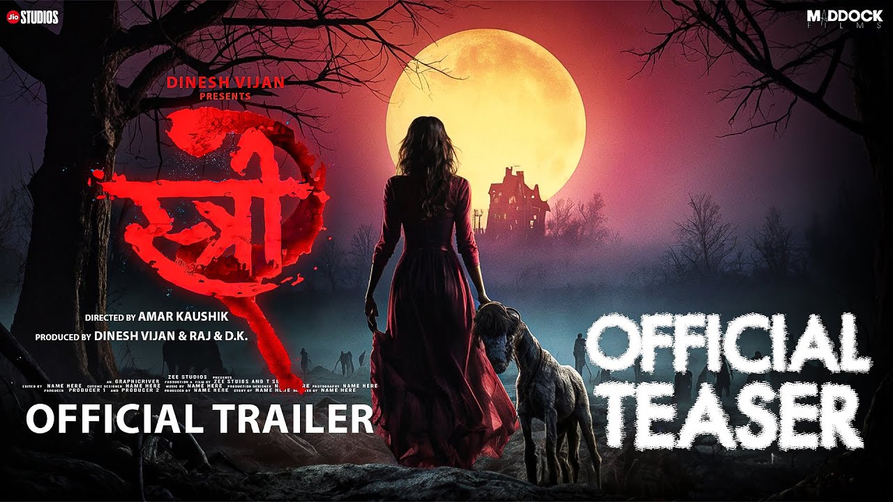 Stree 2 - Official Teaser | Shraddha Kapoor | Rajkummar Rao | Stree 2 ...