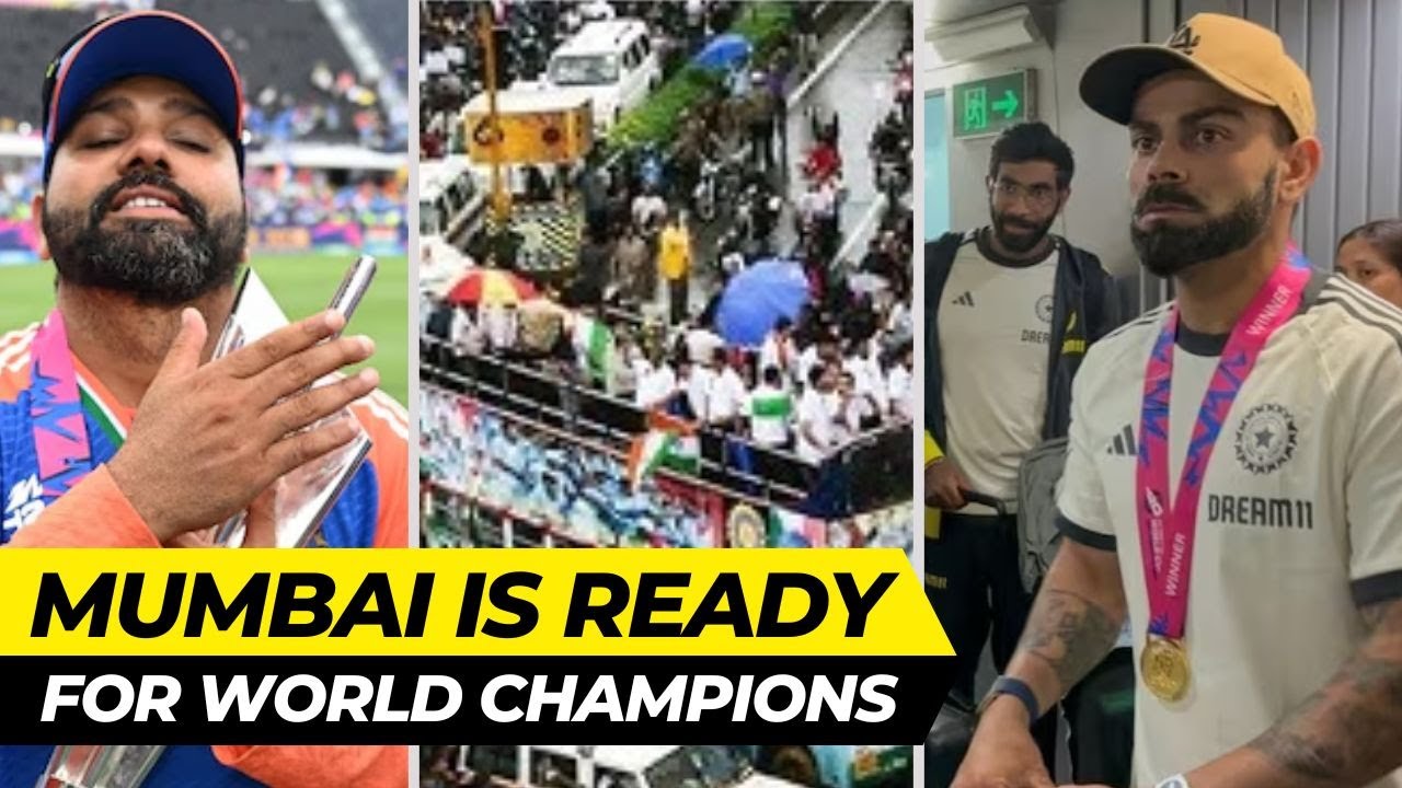 Indian Team adds grandness on Marine Drive as the most awaited Victory ...