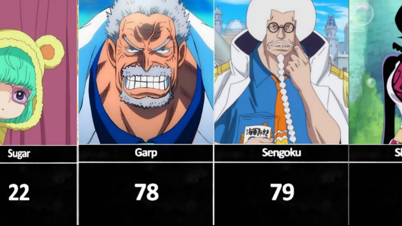 One Piece Age Chart: Then vs Now - YouTube