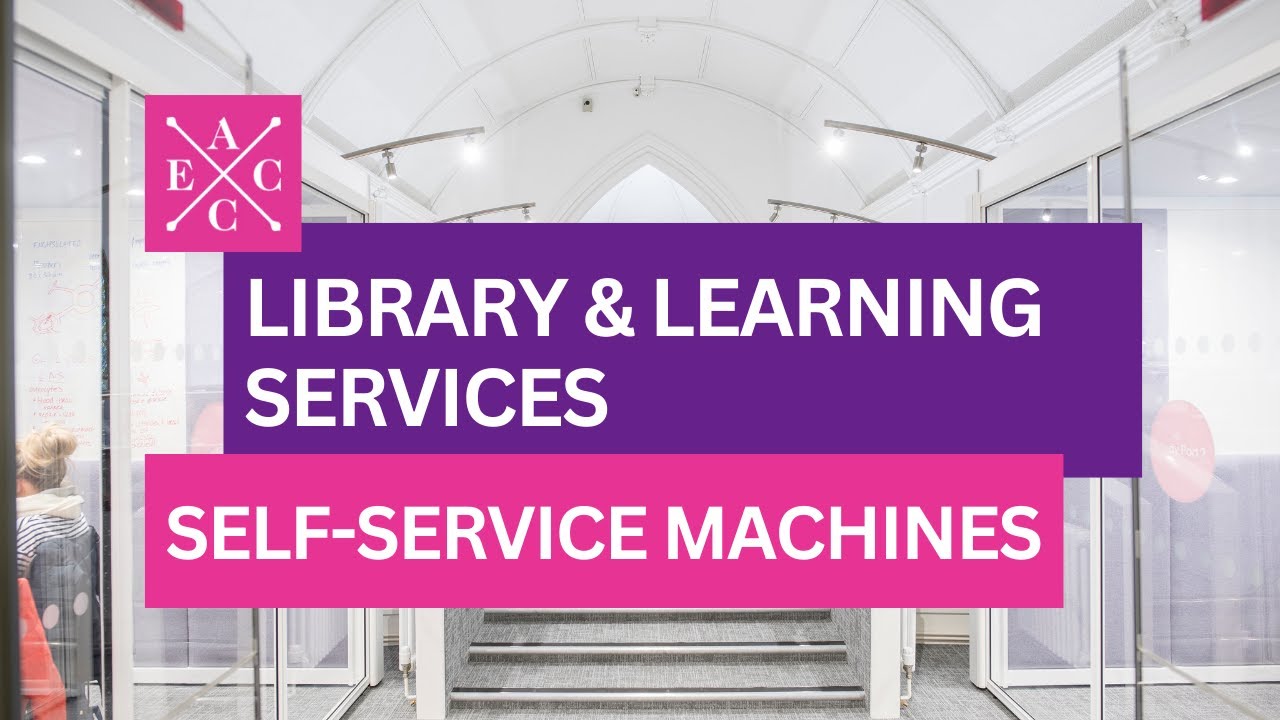 AECC Library | How to Use the Self-Service Machines - YouTube