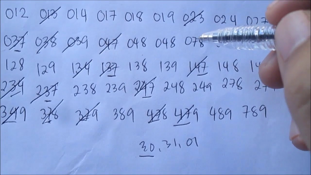 How to Reduce Precisely Your Lottery winning Combinations - YouTube