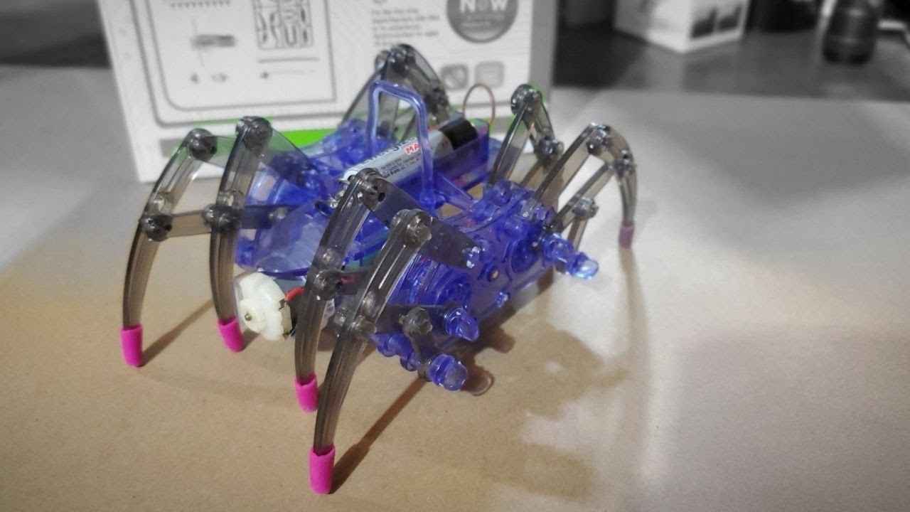DIY Robotic Spider Kit Unboxing Assembly - YouTube