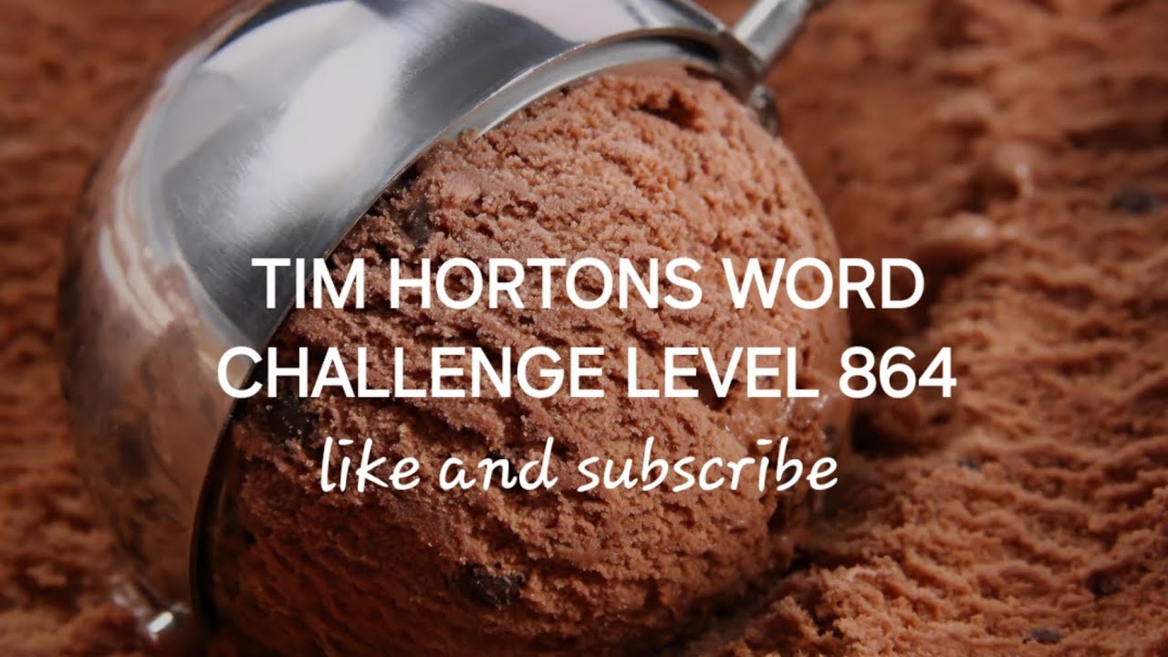 Tim Hortons Word Challenge Level 864 #timhortons #free #newvideo # ...