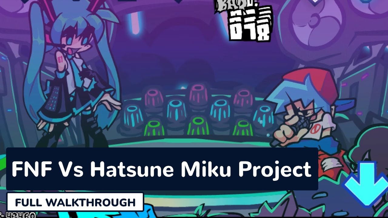 FNF Vs Hatsune Miku Project Funkin - Full Gameplay Walkthrough - YouTube