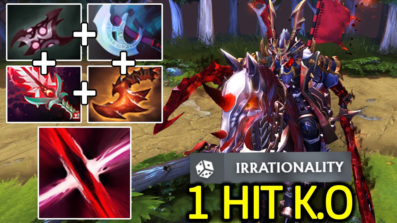 Chaos Knight Aggressive Plays – 1 Hit K.O Overpower Build Dota 2 - YouTube