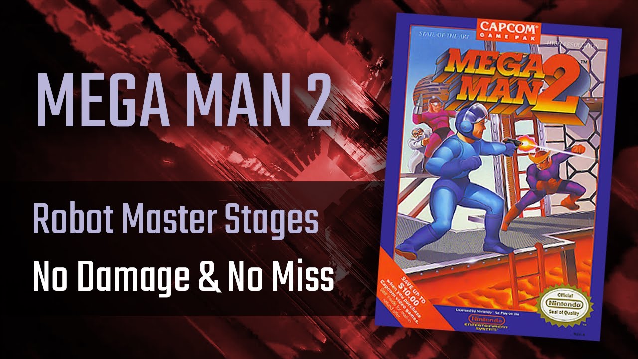Mega Man 2 - Robot Master Stages (No Damage & No Miss) - YouTube