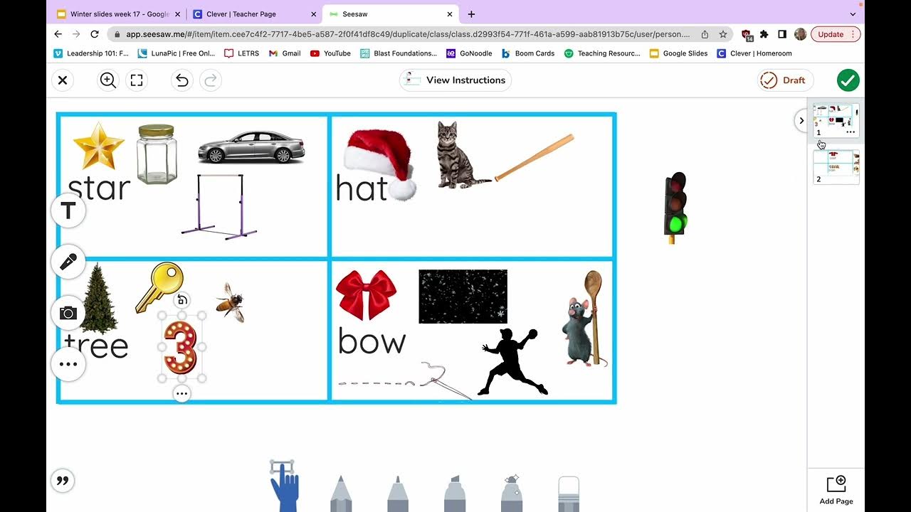 Seesaw rhyming - YouTube