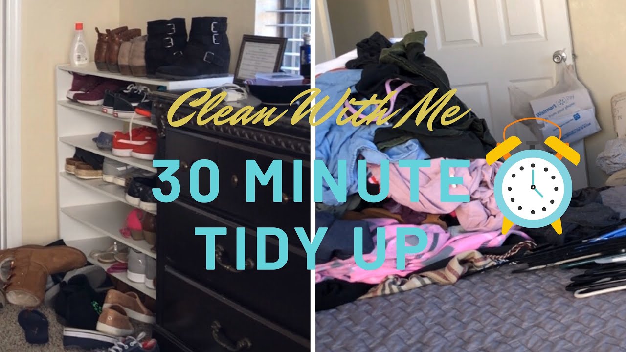 30 MINUTE TIDY UP | CLEAN WITH ME | CLEAN WITH ME - YouTube