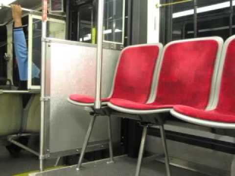 San Diego MTS 2009 New Flyer C40LF #2818 Route 928 Interior Nice ZF ...